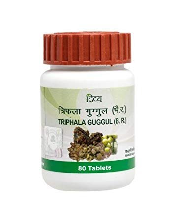 Patanjali Divya Triphala Guggul 80 Tabs - Ayurveda products