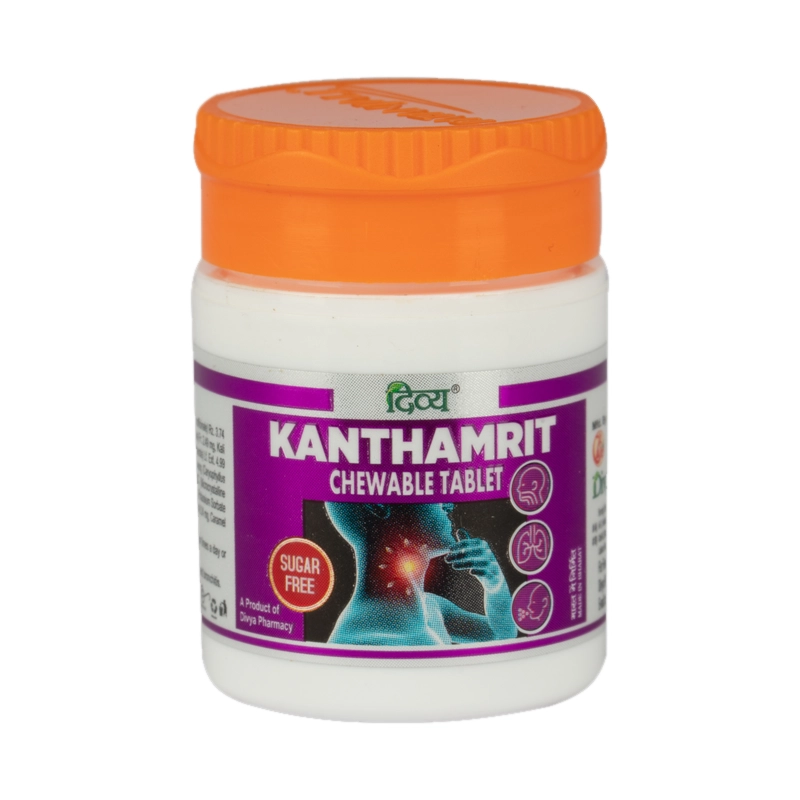 Patanjali Kanthamrit Chewable Tablets 40N - Ayurveda products