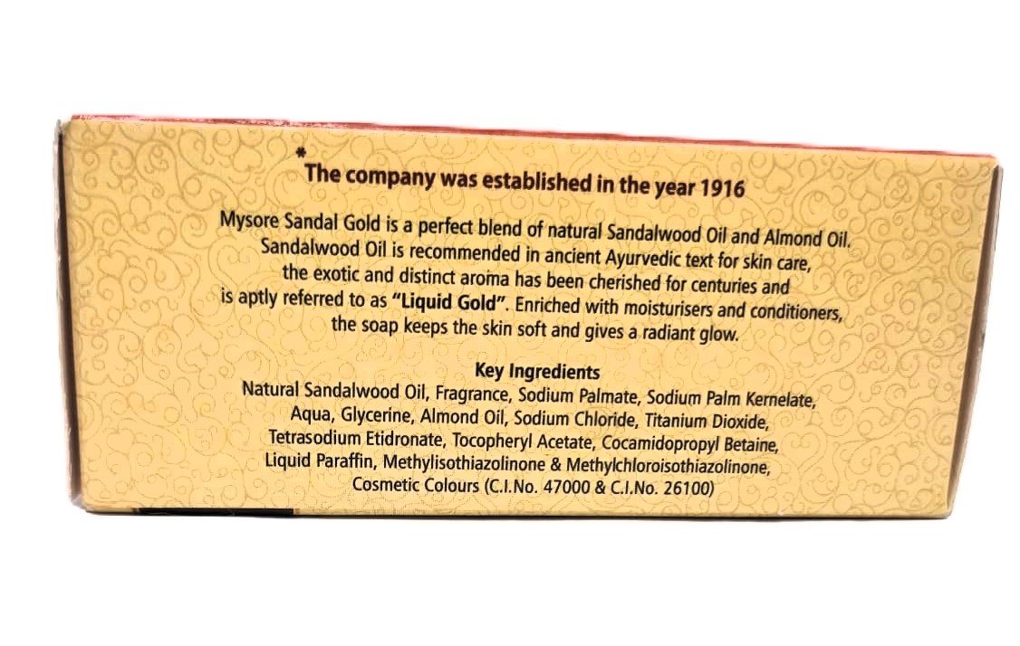 Mysore Sandal Gold Soap 125gm - Ayurvedaproducts